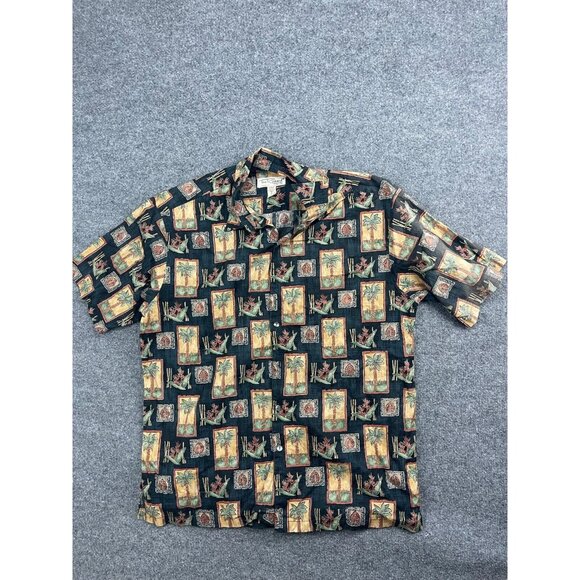 Tori Richard | Shirts | Vintage Tori Richard Hawaiian Shirt Mens L Palm ...